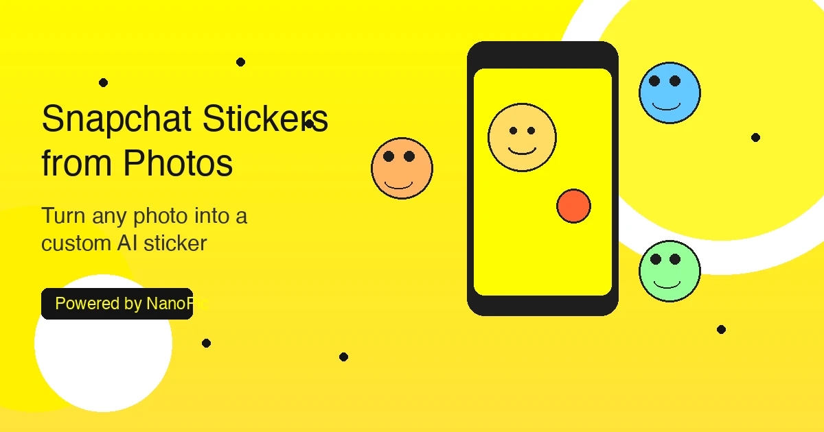 Snapchat Stickers from Photos: Create Custom AI Photo Stickers for ...